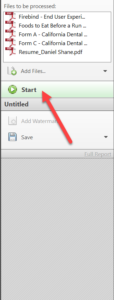 Batch process on PDFs in Adobe Acrobat