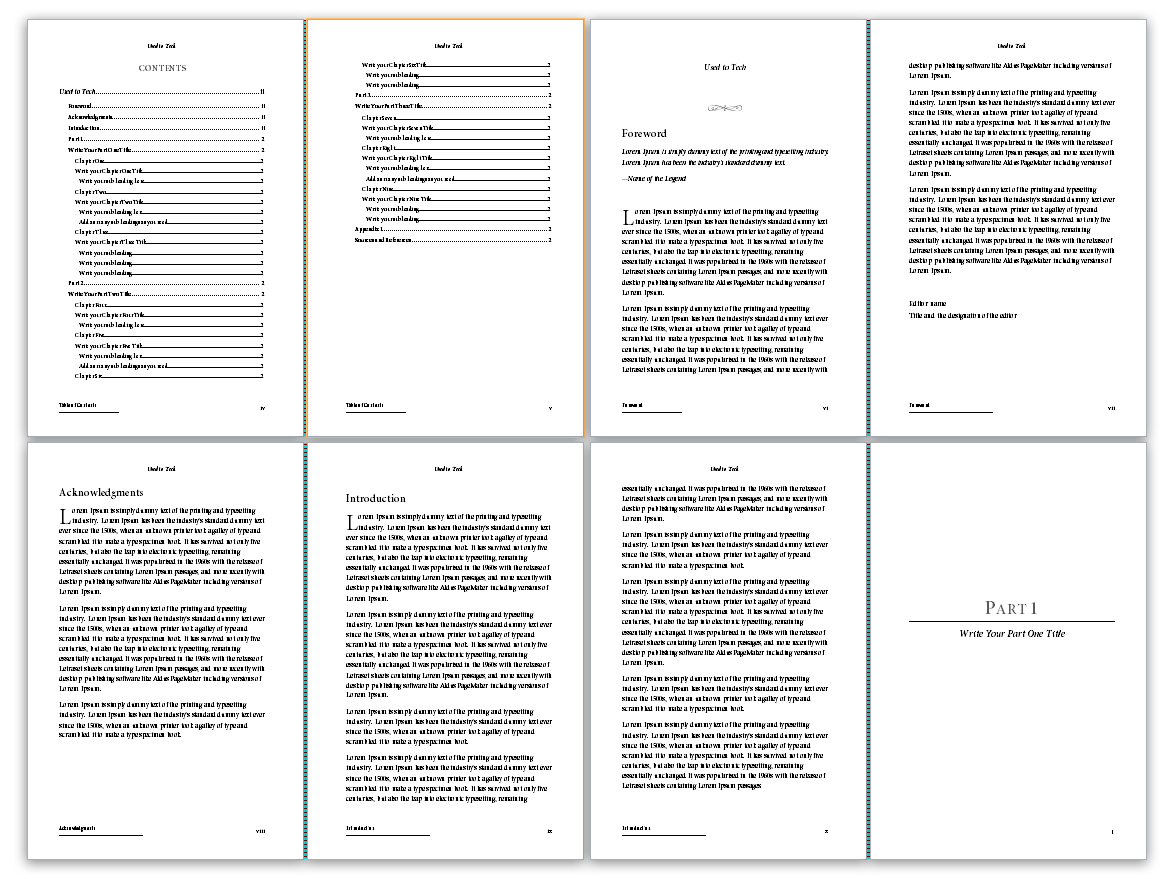 Book Layout Template Jafworthy Book Layout Template Jafworthy